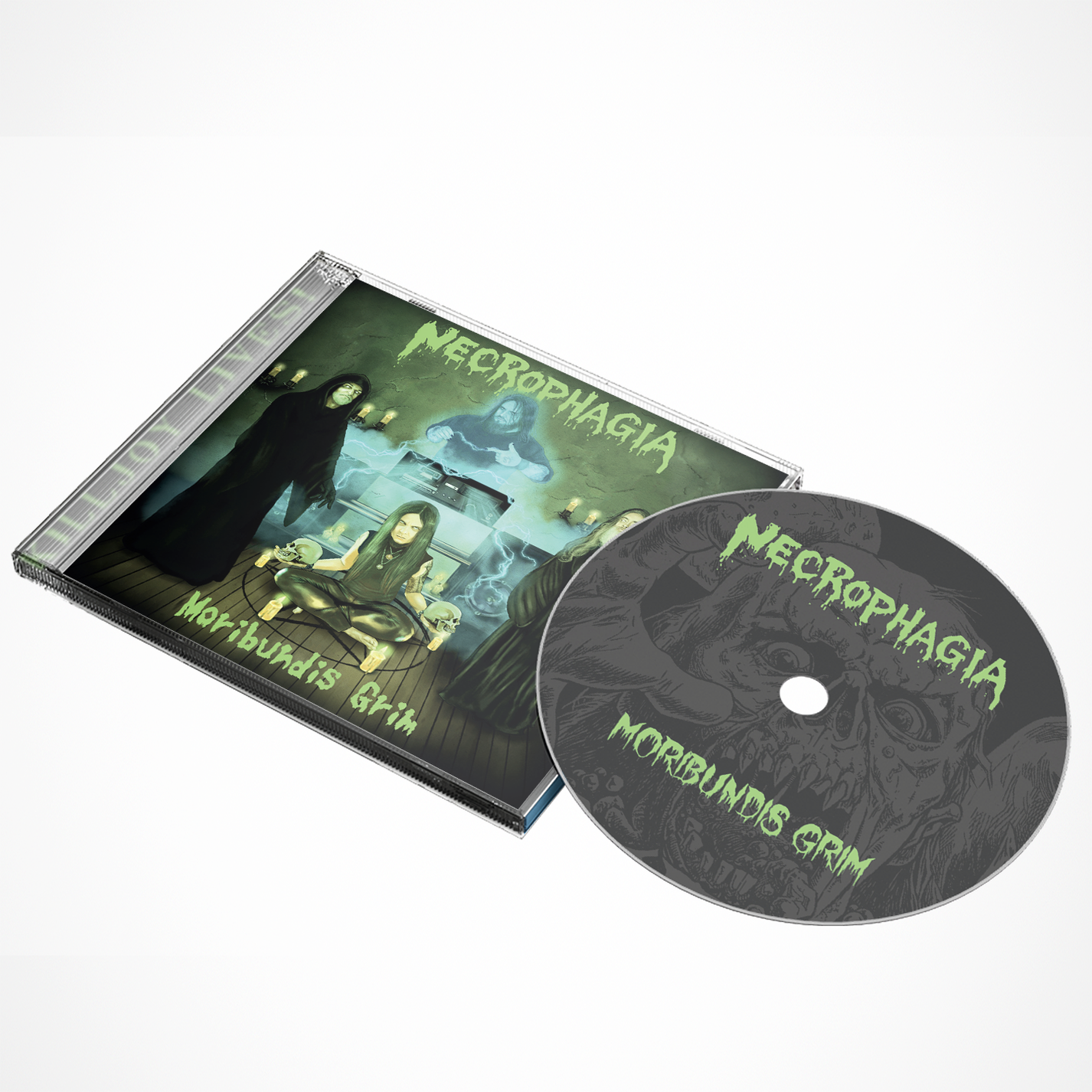 Necrophagia "Moribundis Grim" cd jewel case – Time To Kill Records